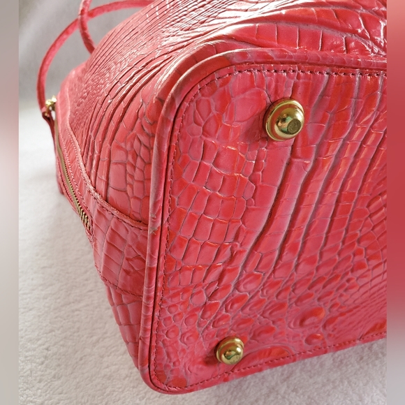 Brahmin | Bags | Brahmin Trina Amalfi Melbourne Hot Pink Cosmo Croc ...